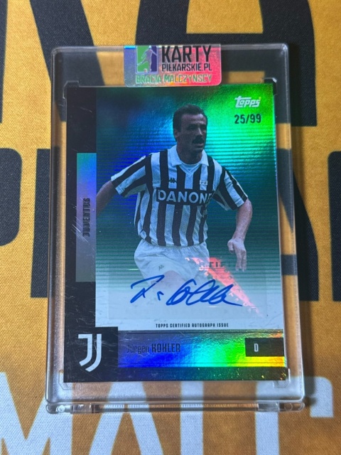 Jurgen Kohler Auto /99 - Topps Juventus Team Set 2025-26 > Karty ...